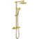 Canora Grey Azaleyah Exposed Thermostatic Mixer Twin Round Slider Bar ...
