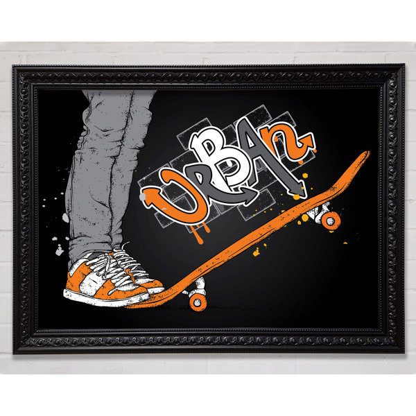 Happy Larry Urban Street Kid Framed Print | Wayfair.co.uk