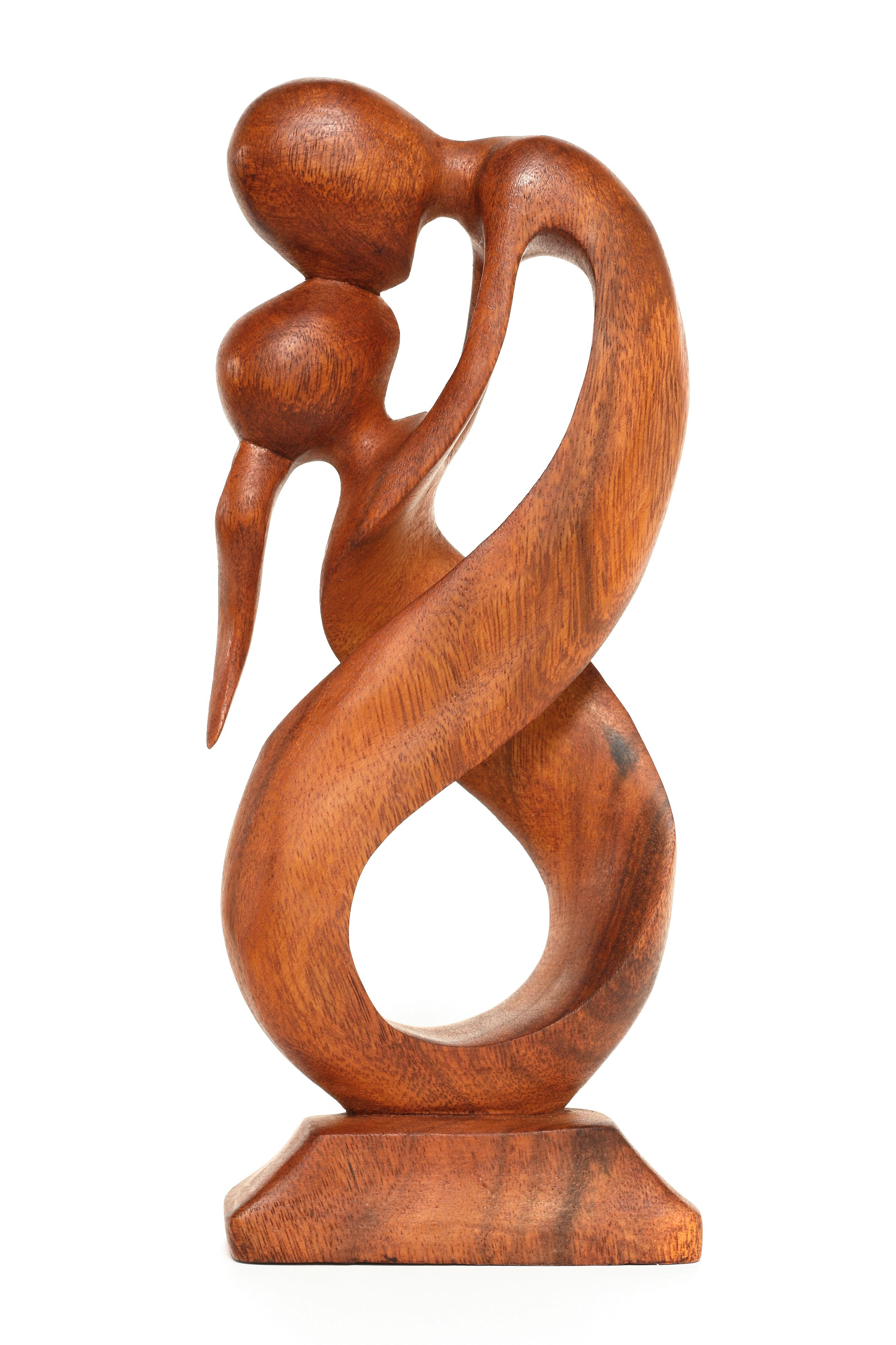 Ivy Bronx 12 Wooden Handmade Abstract Sculpture Statue Handcrafted ...