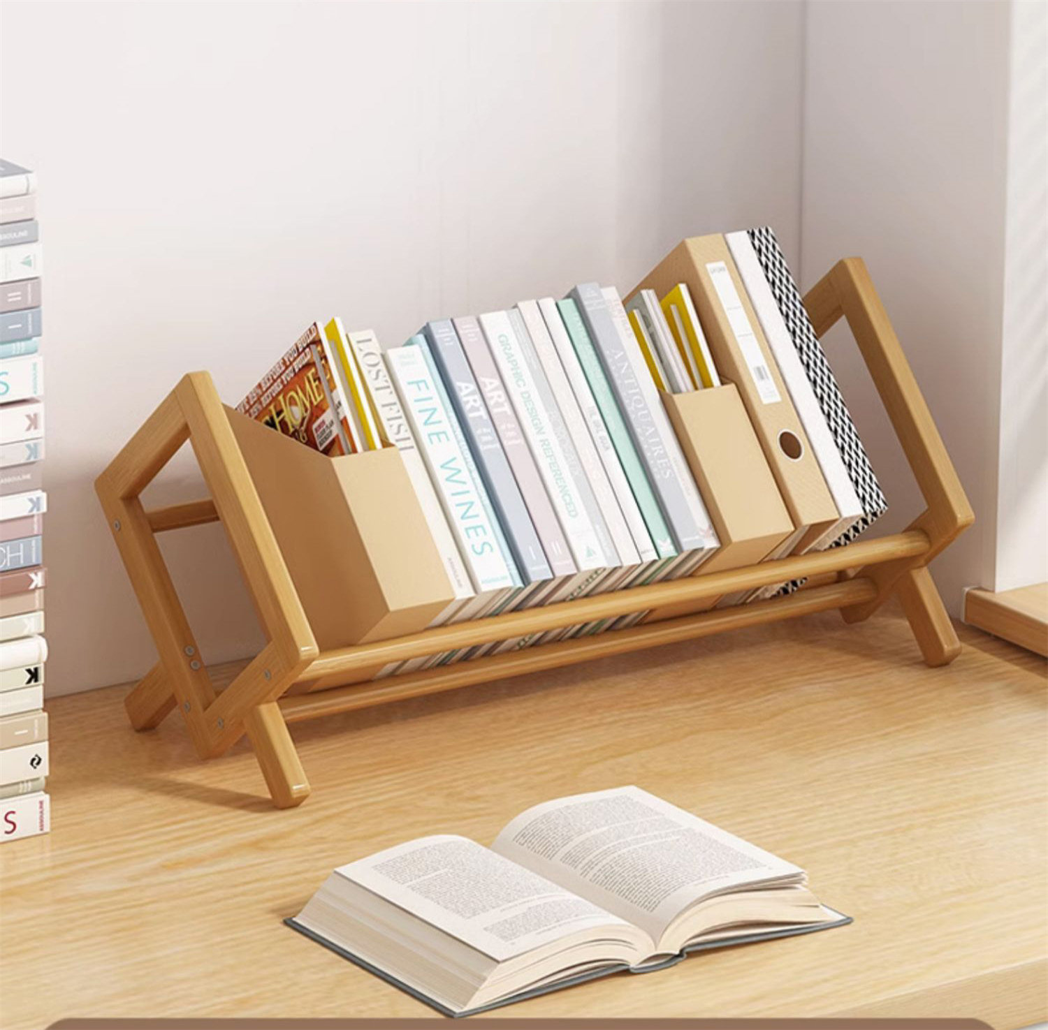Inbox Zero Markeith Wood Desk Organizer | Wayfair