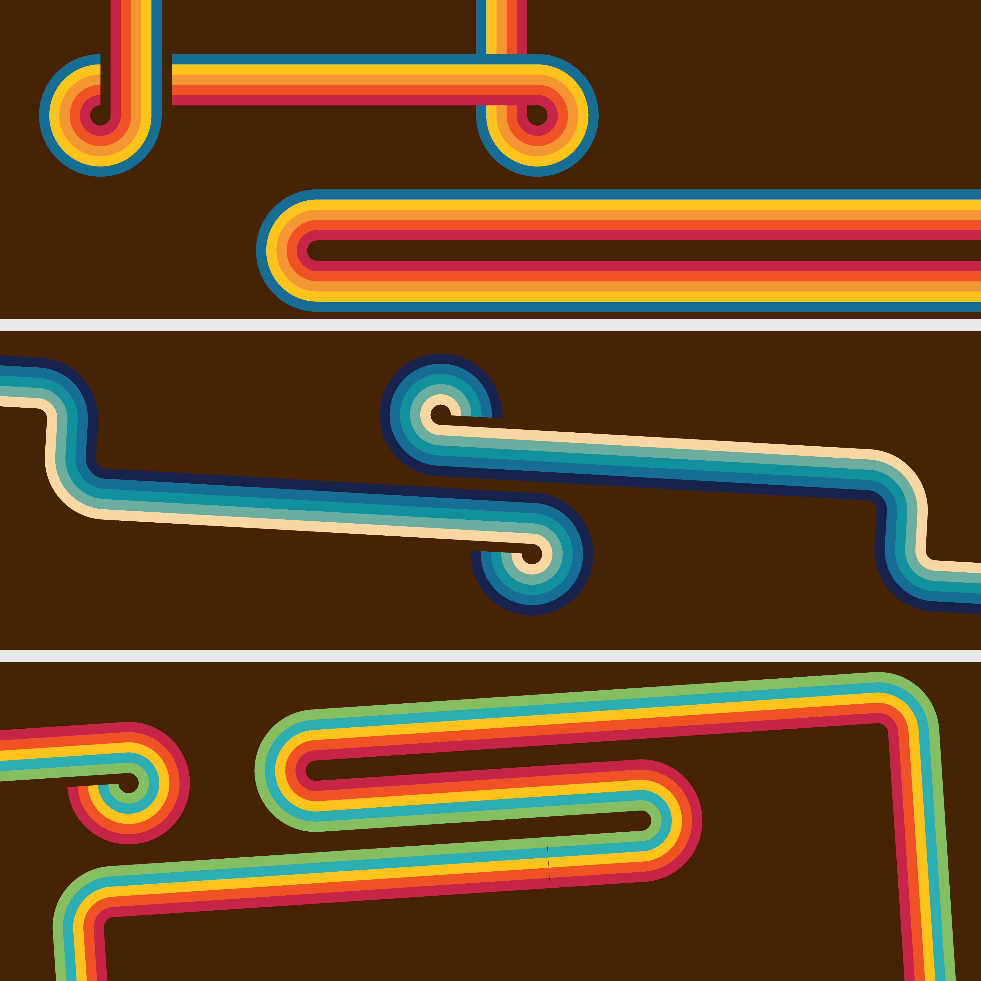 Orren Ellis Desa Retro Style Lines | Wayfair