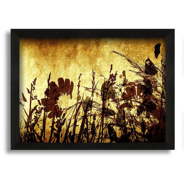 Rosalind Wheeler Golden Light Flower - Print on Canvas | Wayfair.co.uk
