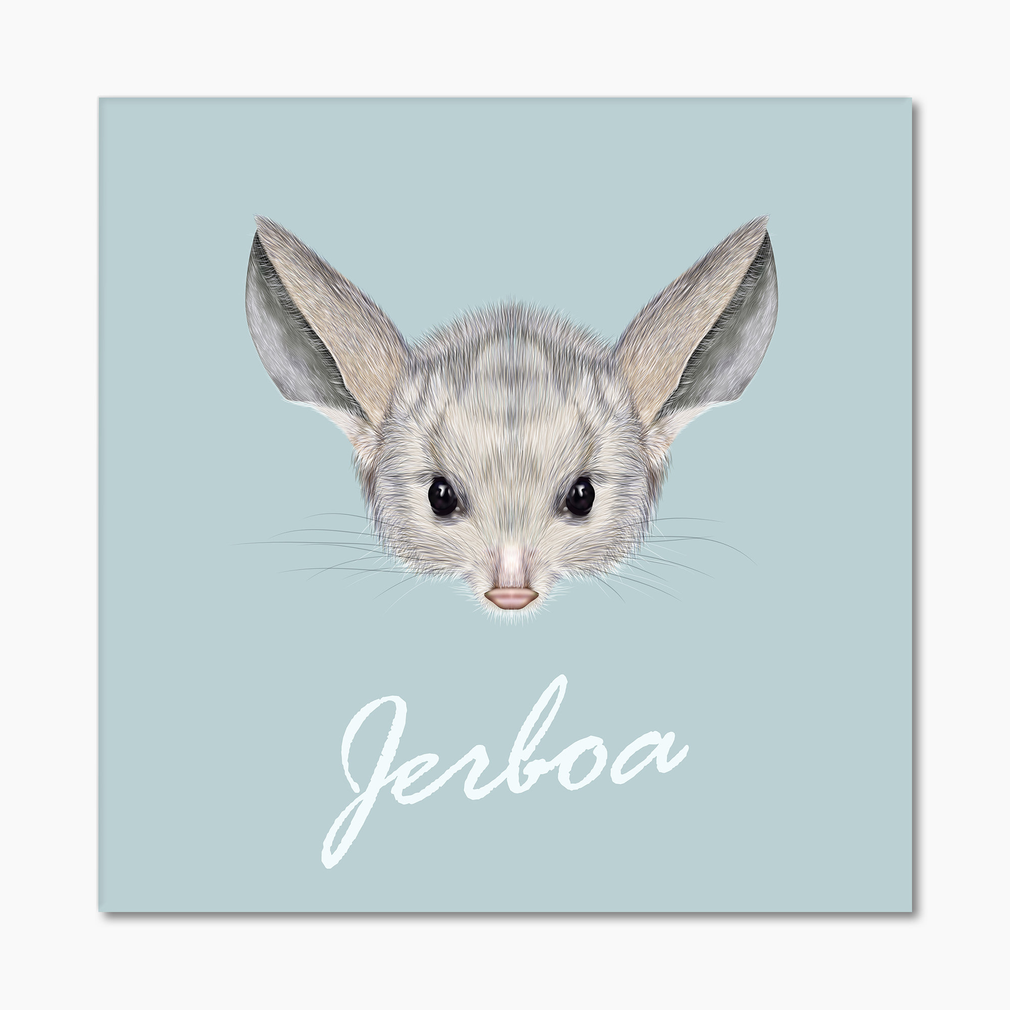 East Urban Home Portrait of Jerboa - Graphic Art on Canvas | Wayfair