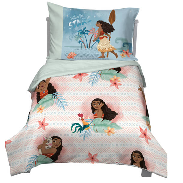 Disney Moana 4 Piece Toddler Bedding Set & Reviews | Wayfair