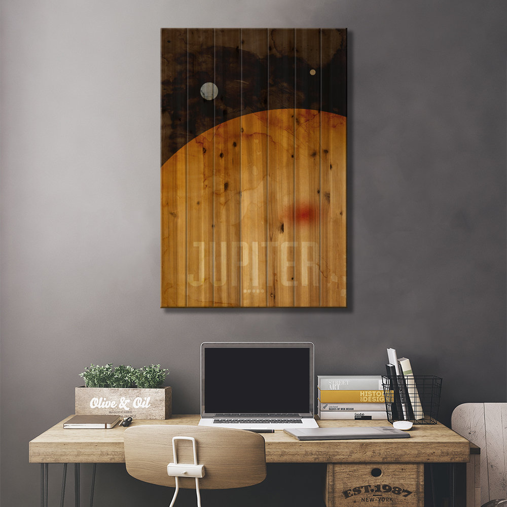 Red Barrel Studio® The Planet Jupiter by Michael Tompsett - Unframed ...