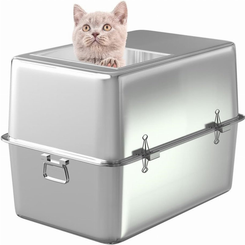 Tucker Murphy Pet™ Enclosed Cat Litter Box Top Entry For Cats | Wayfair