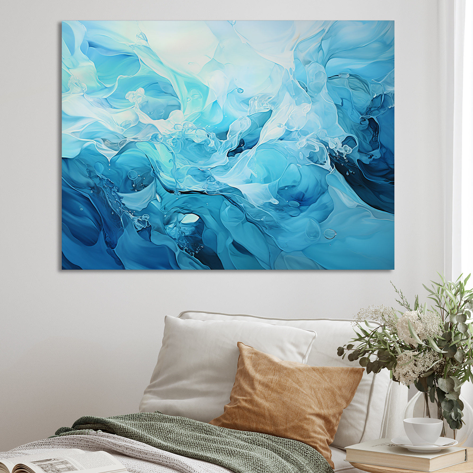 Design Art Oceanic Rhapsody I - Nautical & Beach Canvas Print_105677 ...