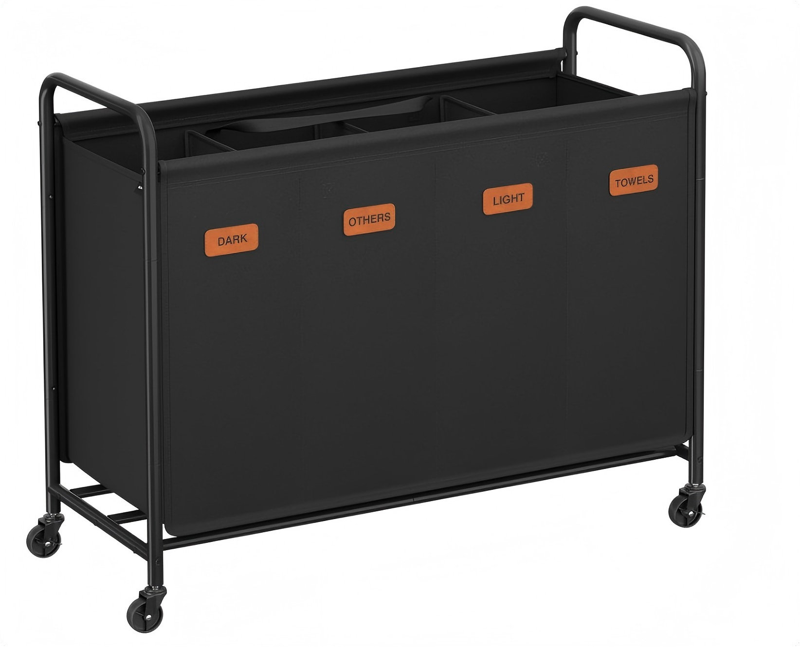 large plastic laundry sorter