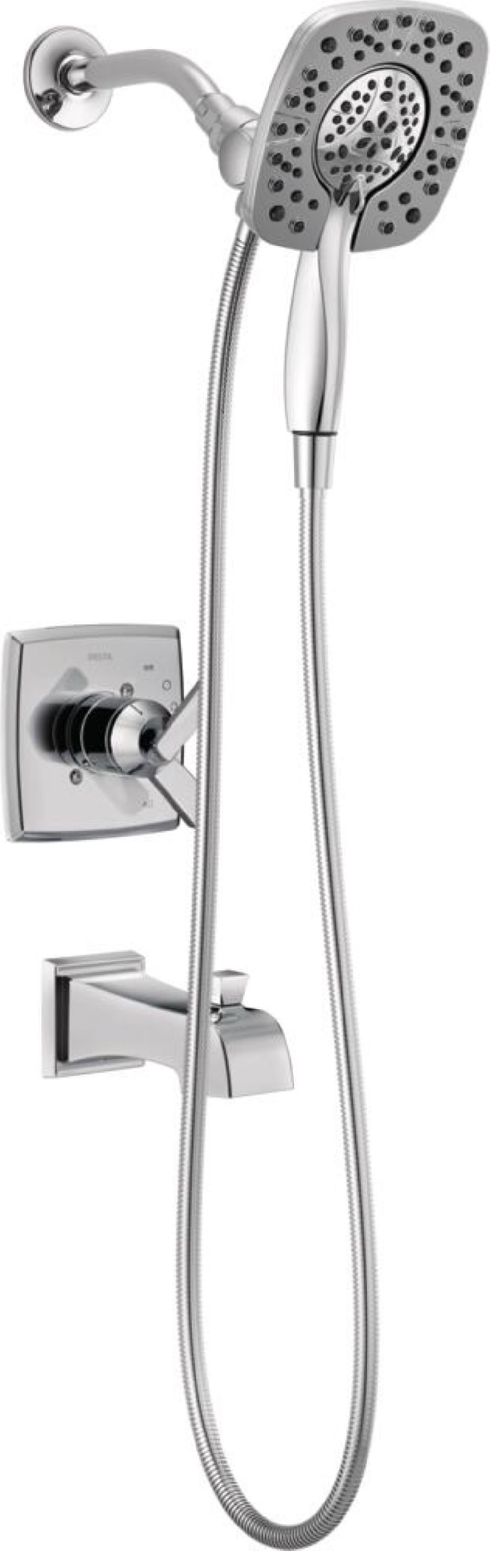 Delta Ashlyn 17 Series Dual-Function Tub Shower Faucet Set, In2ition ...