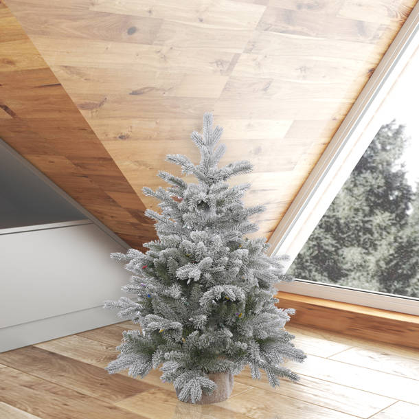 The Holiday Aisle® Frosted Sable Pine Artificial Christmas Tabletop ...