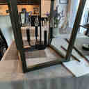 Gracie Oaks Archita 4-Light Matte Black Pendant With Faux Wood Accent ...