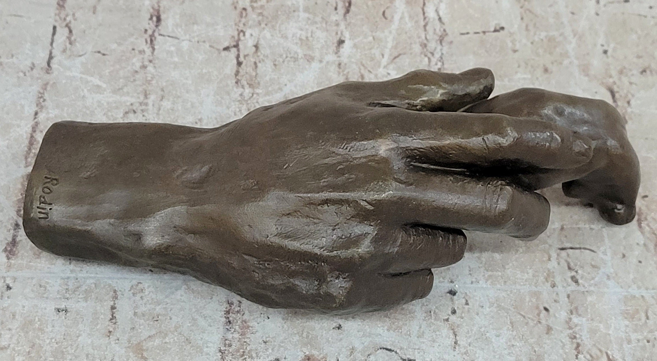 Red Barrel Studio® Nanthakumar The Hand of Rodin - Bronze Sculpture ...
