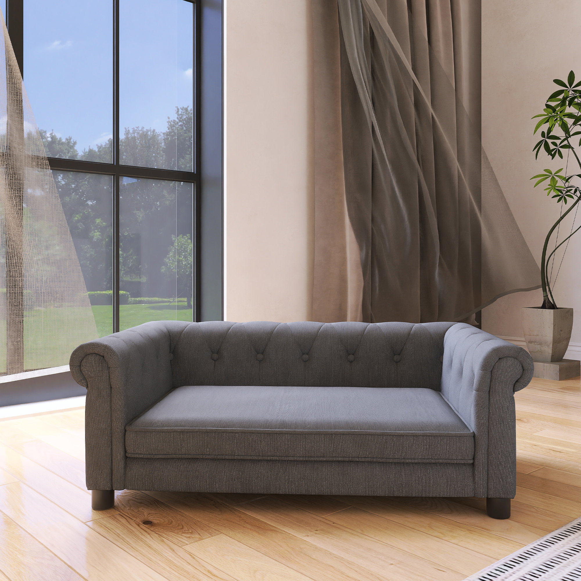 Tucker Murphy Pet™ Elegant Rectangular Pet Bed For Small And Medium ...