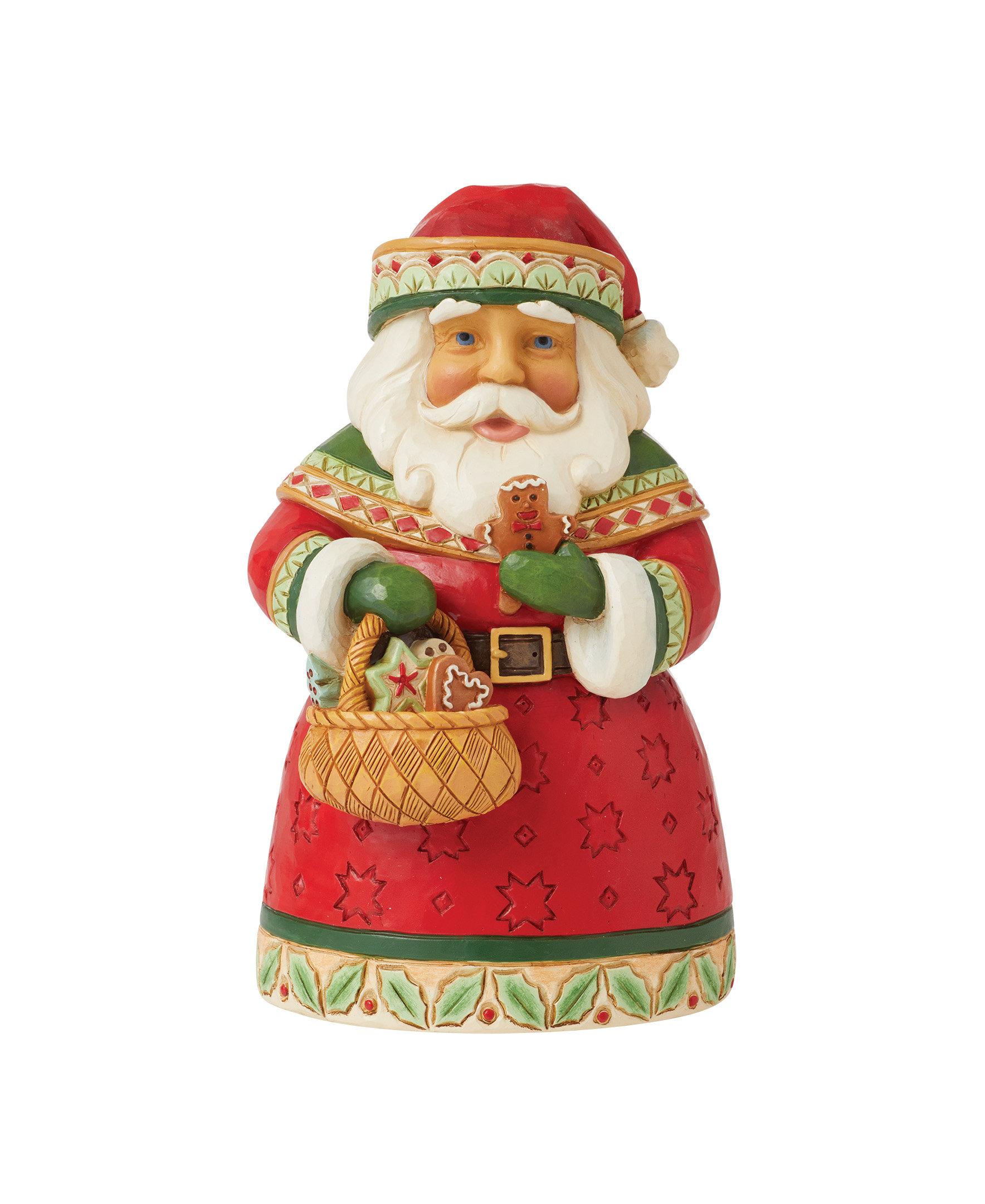 Jim Shore Heartwood Creek Figurine Santa with Cookies | Wayfair
