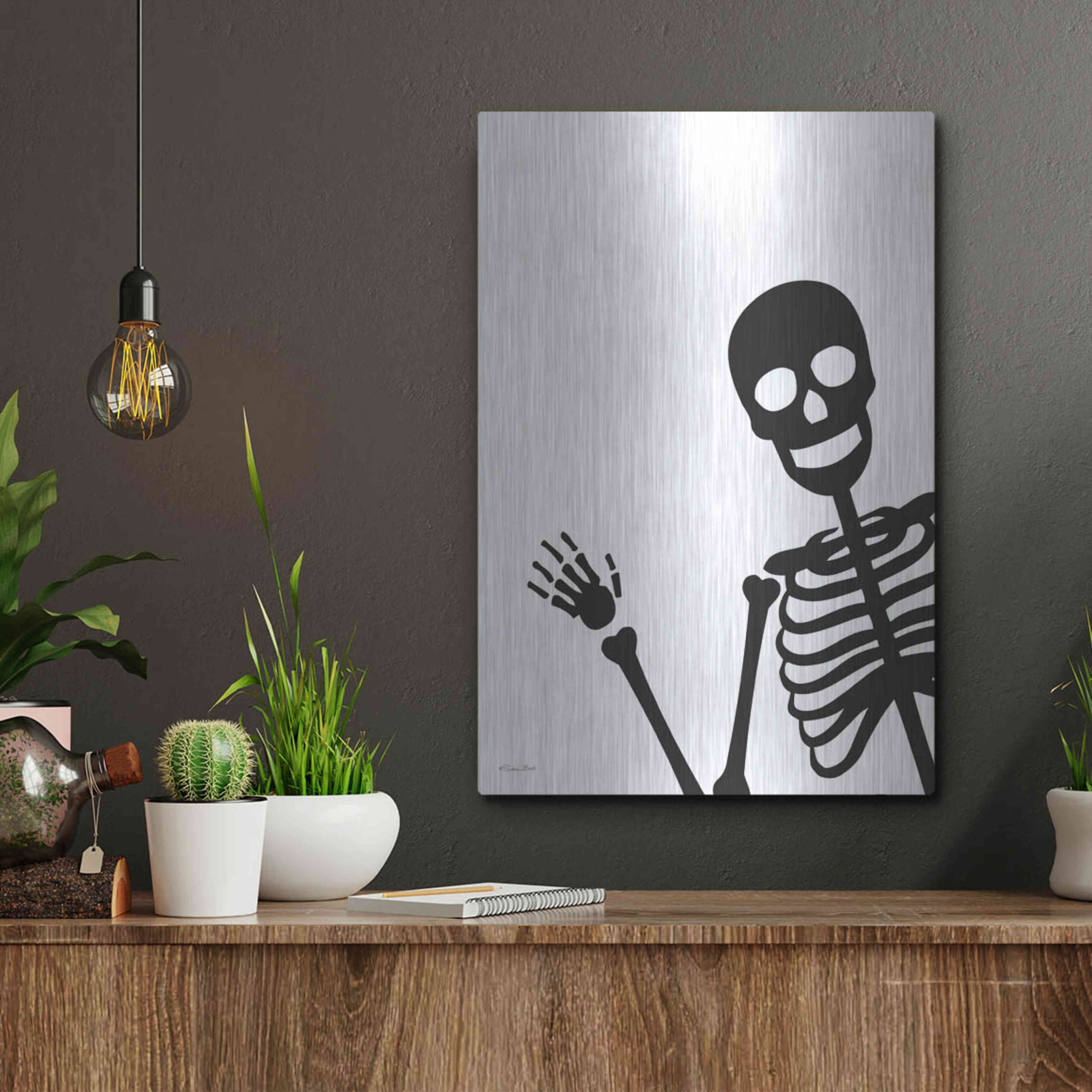 The Holiday Aisle® " Peek-a-boo Skeleton " by Susan Ball | Wayfair