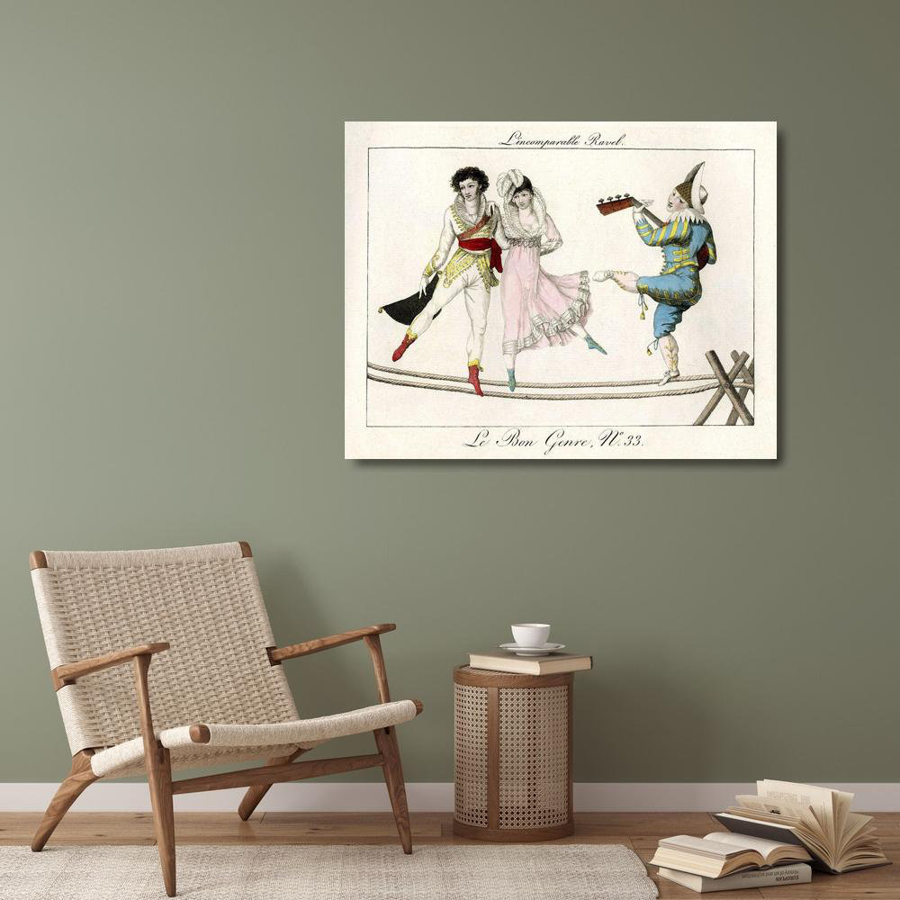 Lark Manor™ Astoria Grand Vintage Apple Collection Gallery Wrapped Canvas Art Titled: Tightrope ...
