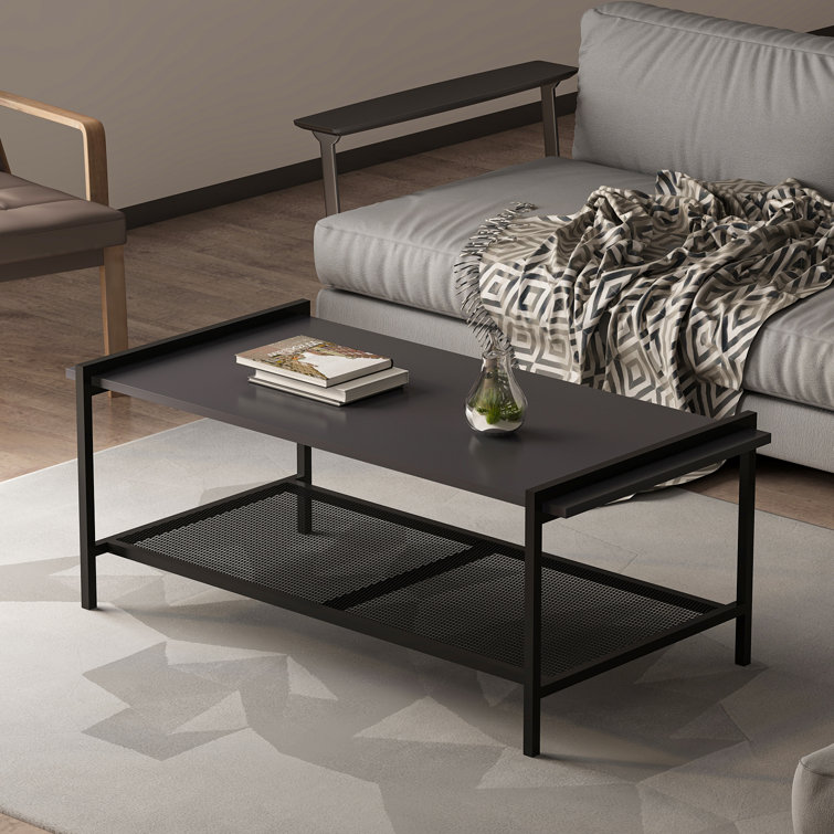 Latitude Run Mantra Trestle Coffee Table with Storage | Wayfair.co.uk