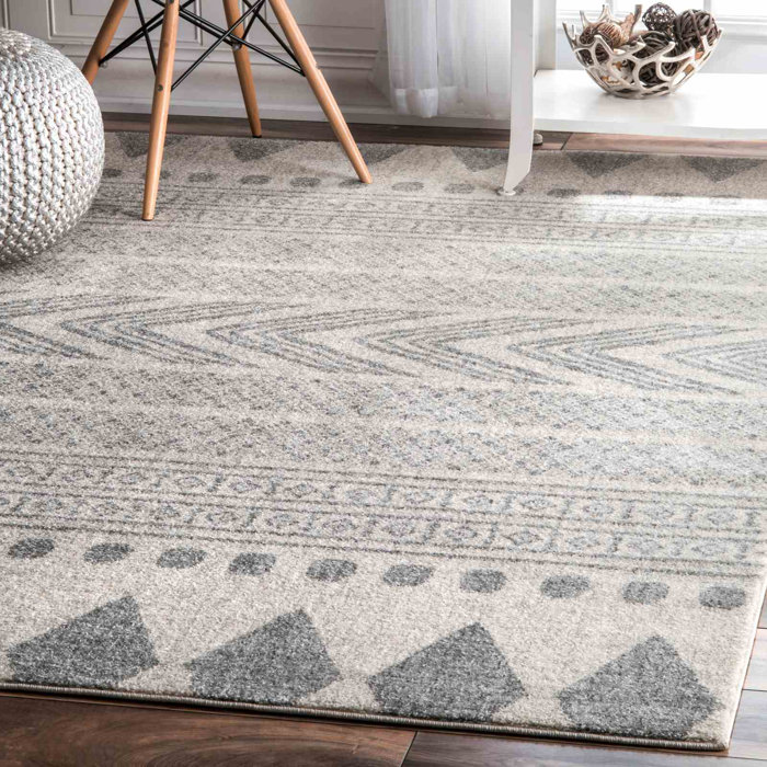 Union Rustic Berger Geometric Rug & Reviews | Wayfair