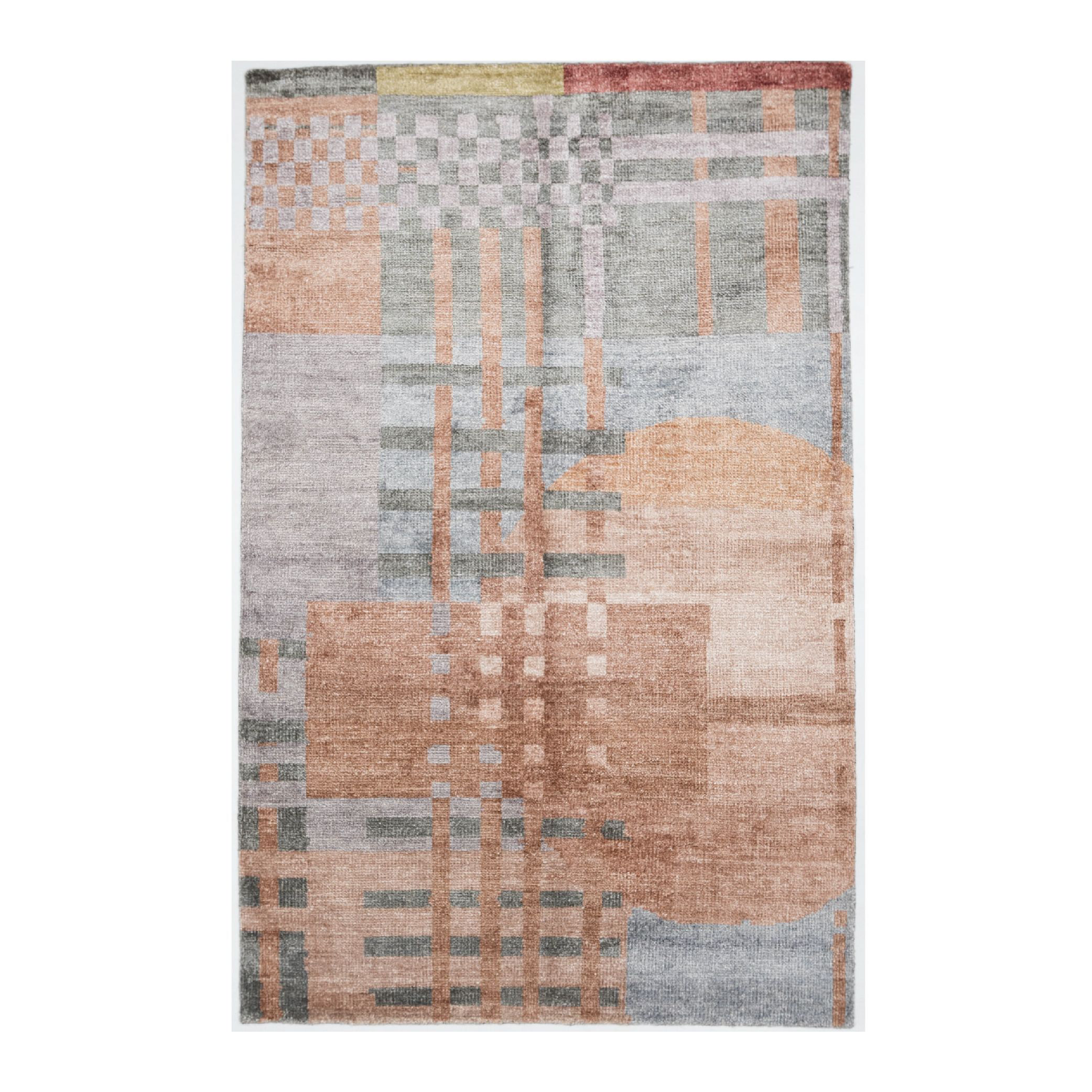 String Matter Hand Knotted Abstract Rug - Wayfair Canada