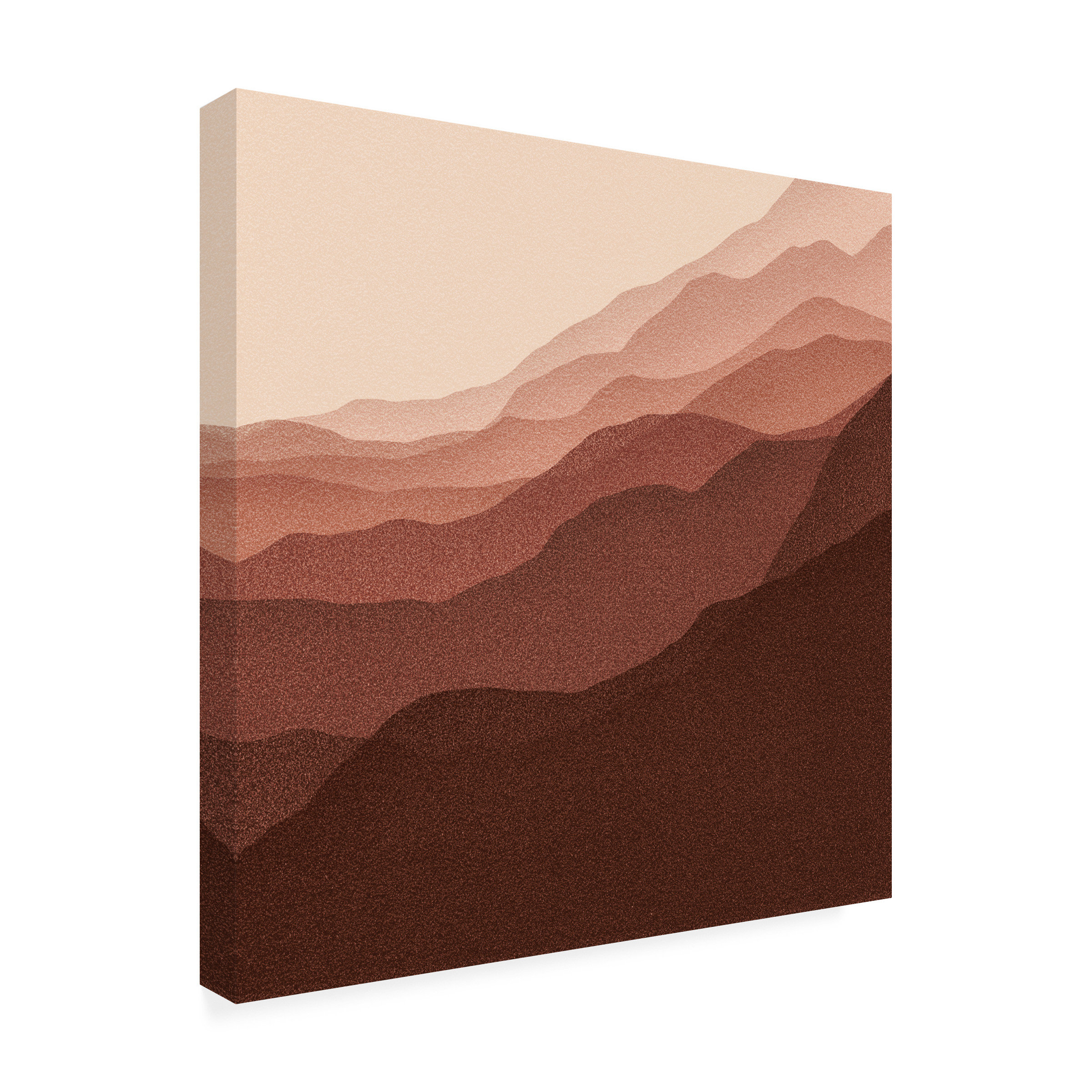 Wrought Studio Gradient Scape II by Victoria Borges - Unframed Print on ...