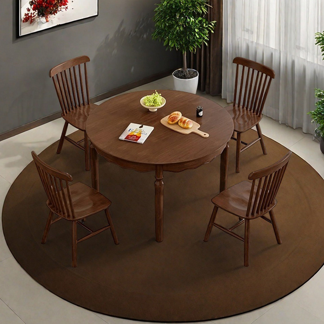 Waagy Classic solid wood table set | Wayfair