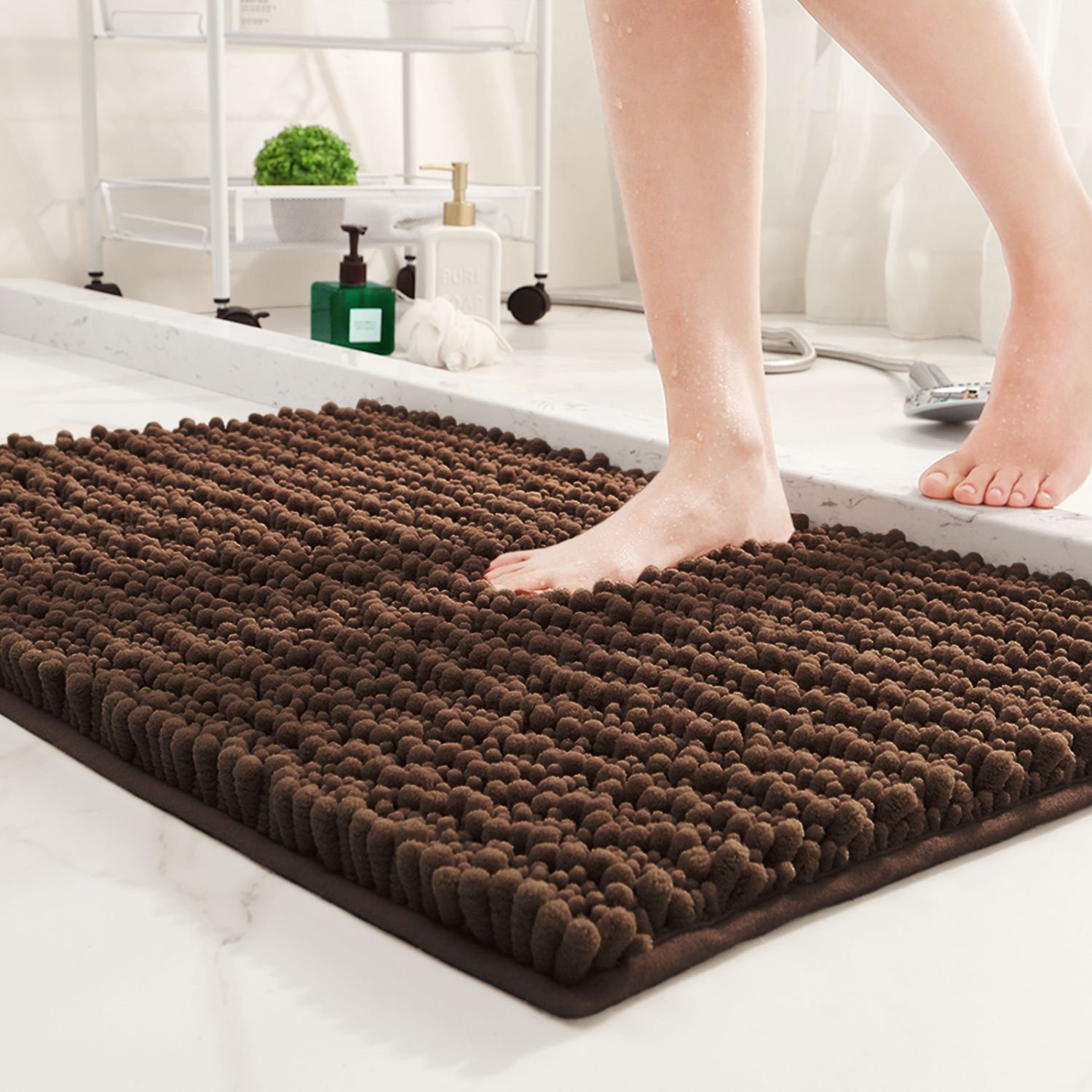 Ebern Designs Egista Solid Color Bath Rug & Reviews | Wayfair
