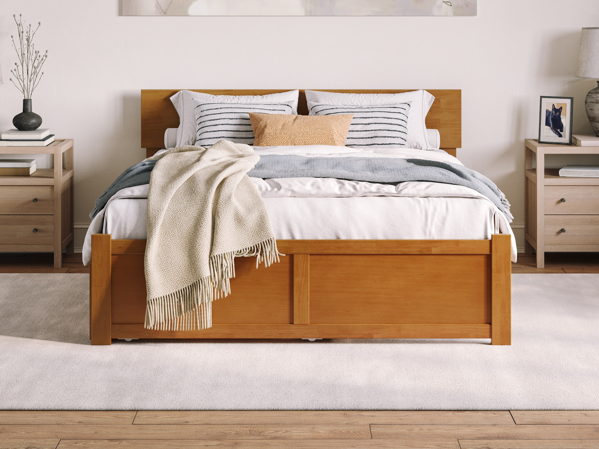 AFI Furnishings Solid Wood Platform Storage Bed | Wayfair