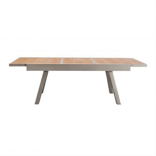 Recon Furniture Rectangular 70.87'' L x 35.43'' W Outdoor Dining Table ...