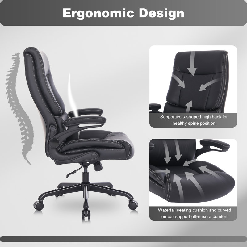 Latitude Run® Emmylia Executive Chair with Headrest & Reviews | Wayfair