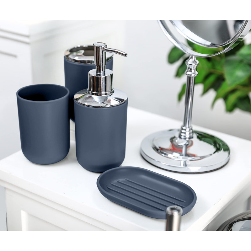 Wrought Studio™ Huseman Bathroom Accessory Set | Wayfair