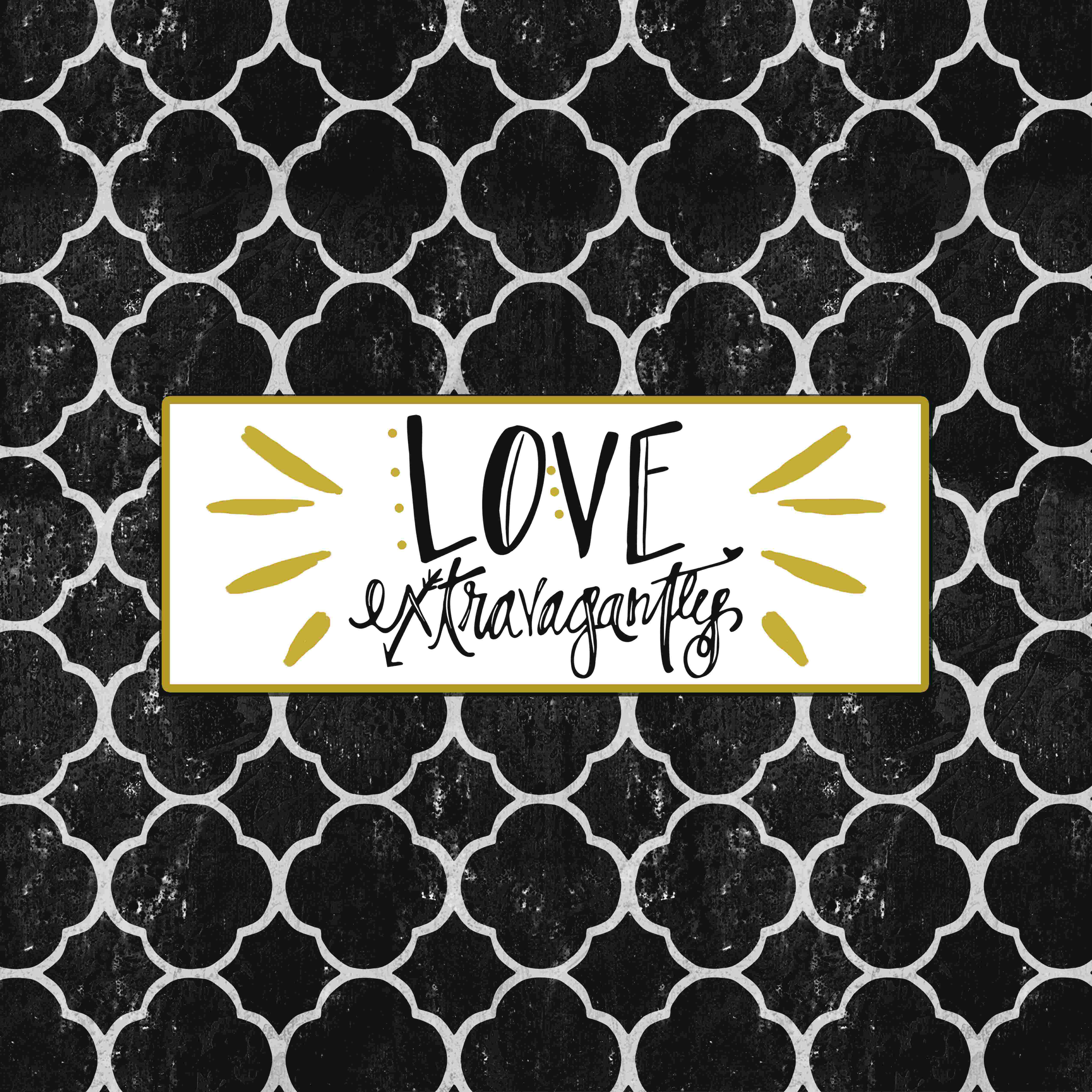 Trinx Love Extravagantly 3 - Wrapped Canvas Textual Art | Wayfair