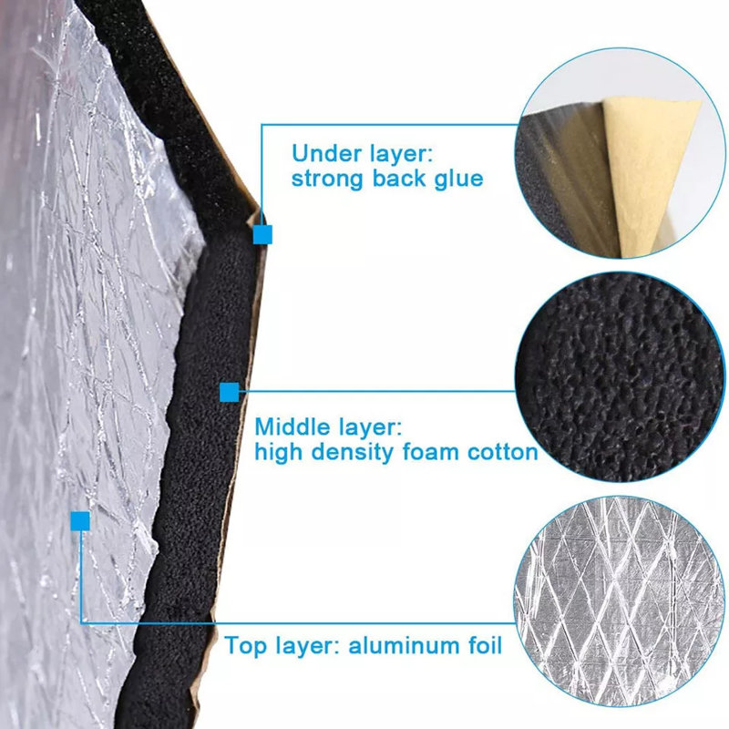 Boshen Sound Deadener Noise Deadening Mat | Wayfair