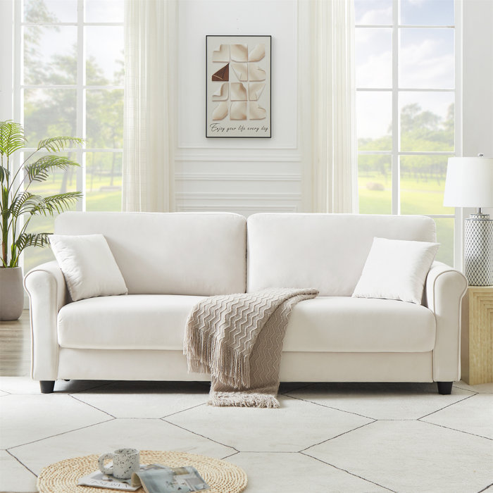 Mercer41 82.48'' Upholstered Sofa & Reviews | Wayfair