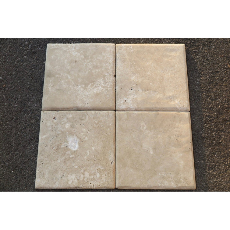 Stone & Tile Shoppe, Inc. Durango 18" x 18" Travertine Stone Look Wall ...