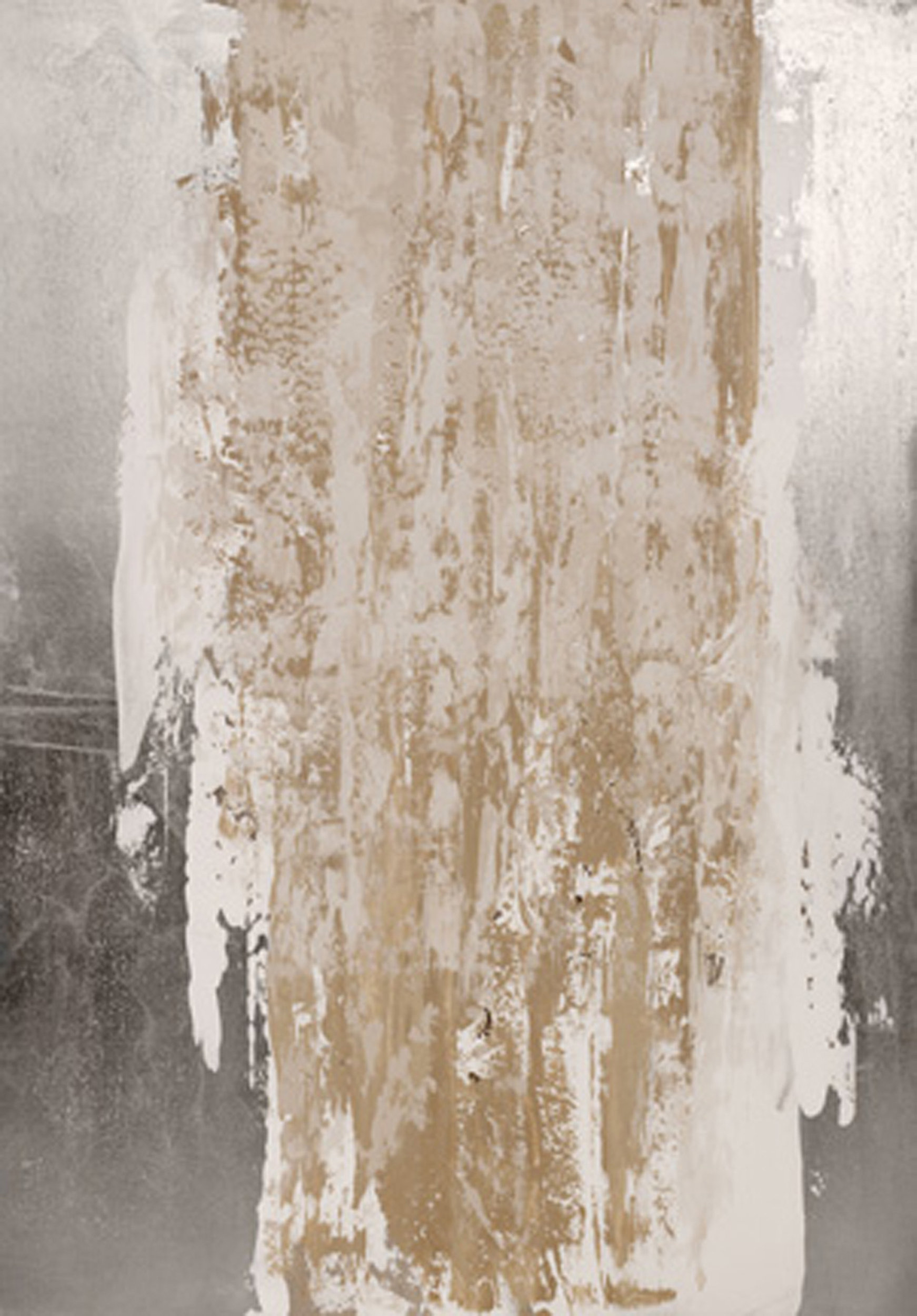 Wendover Art Group Silver Fall - Unframed Painting on Wood | Wayfair