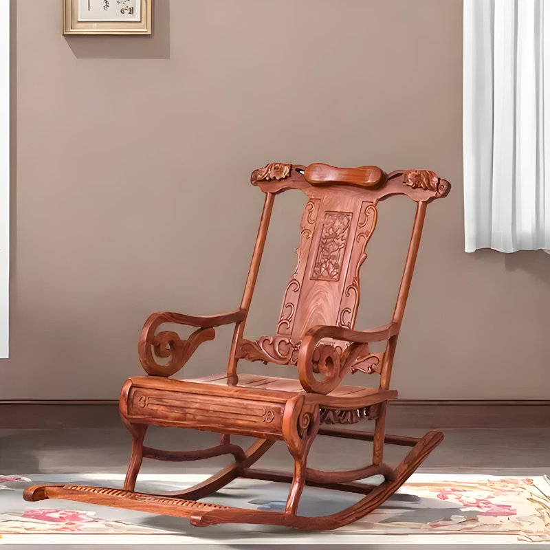 wangling hone Beautiful solid wood home casual rocking chair | Wayfair