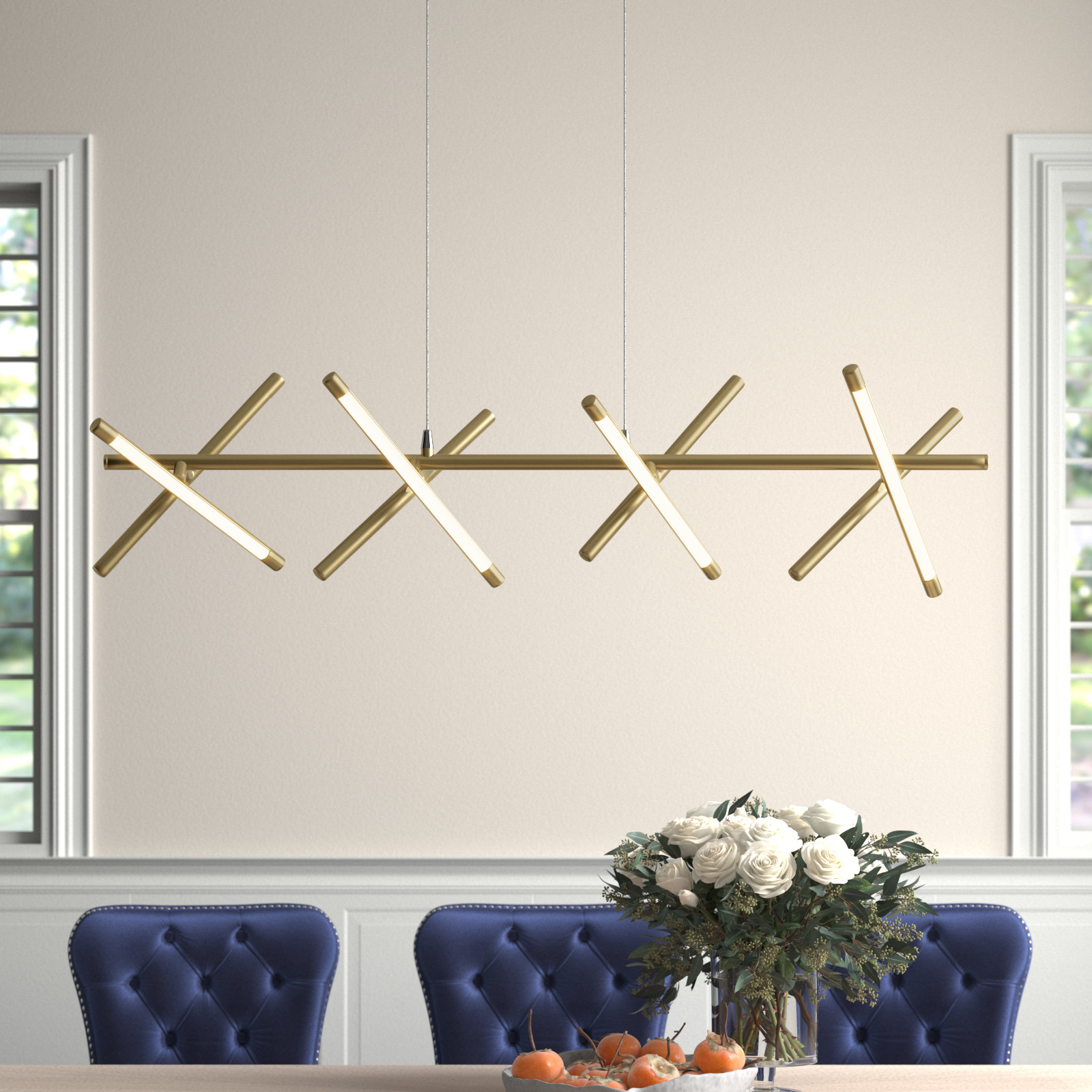Willa Arlo™ Interiors Fairfax 8 - Light Kitchen Island Linear LED ...