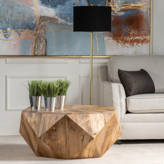 Loon Peak® Hopper Solid Wood Drum End Table & Reviews | Wayfair