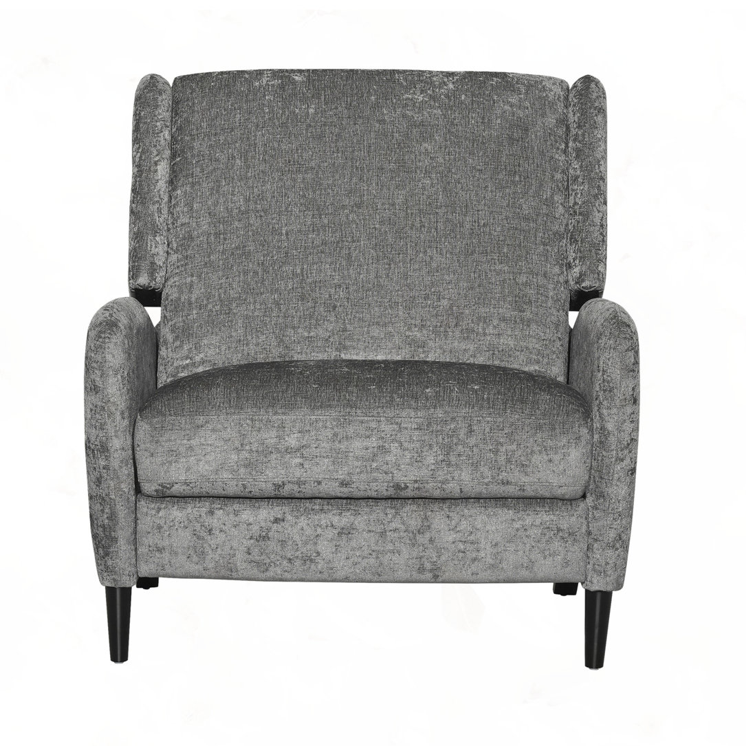 Latitude Run® Oversized Textured Fabric Pushback Recliner | Wayfair