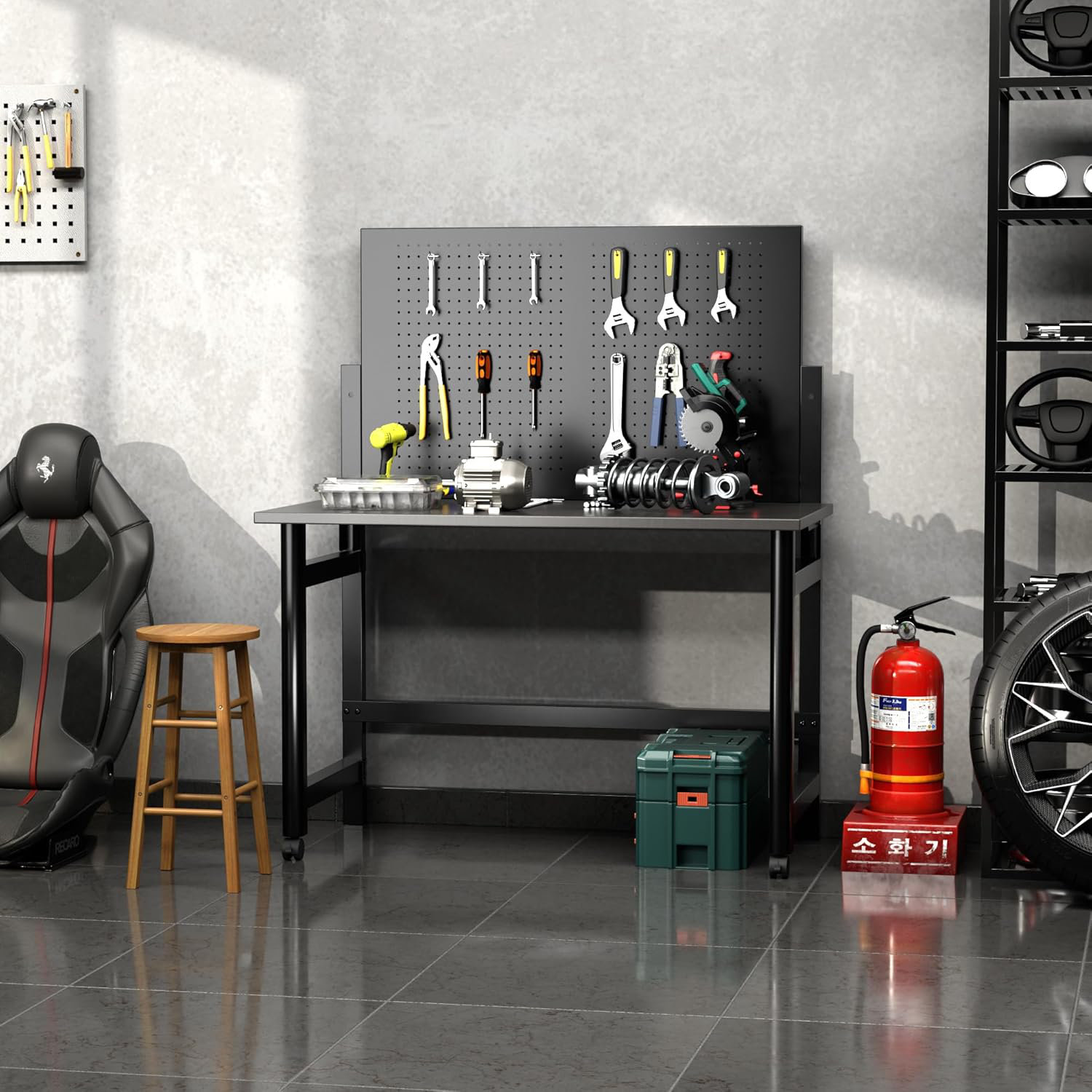 GangMei Heavy-duty Wall-mounted Workbench,work Bench Table For Foldable ...