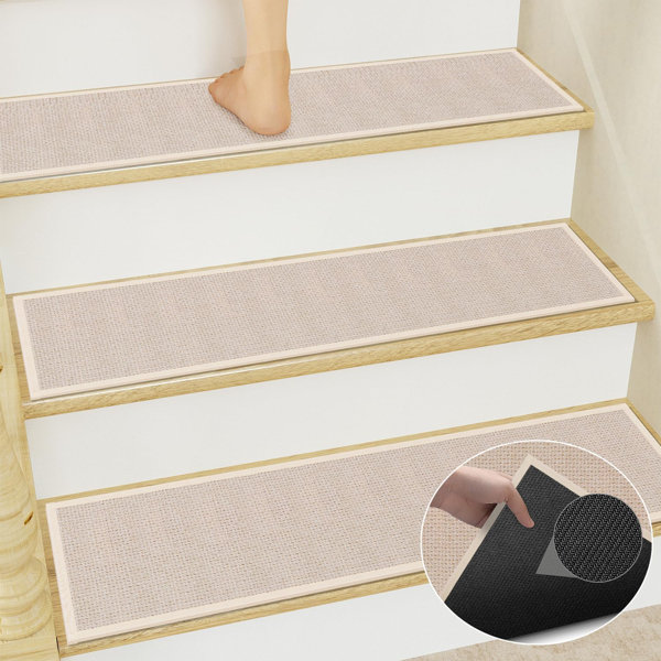 Latitude Run® Non Slip Stair Treads For Wooden Steps Indoor, 15Pcs ...