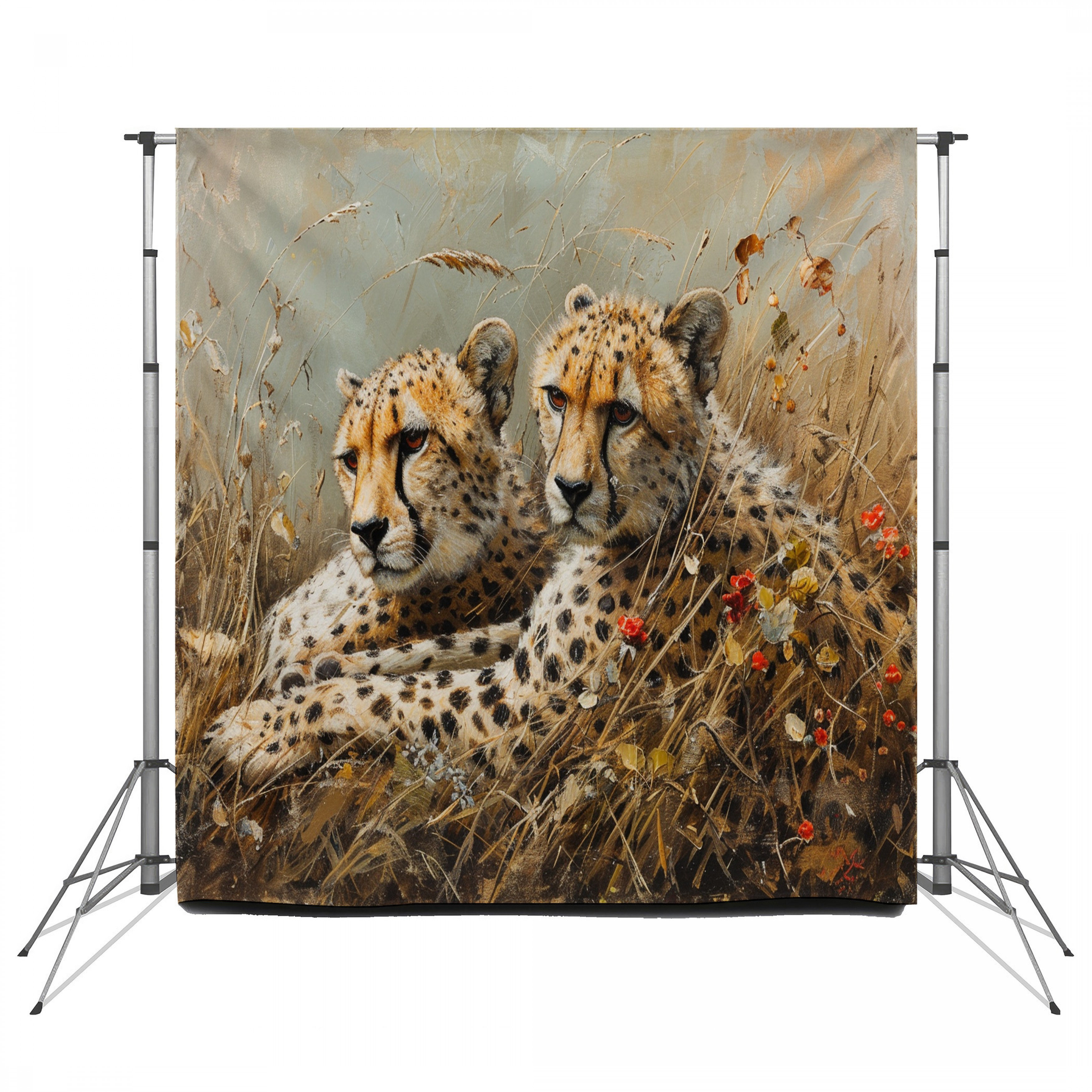 VisionDecor Cheetahs Backdrop Animal Large Safari Photo Backdrop ...