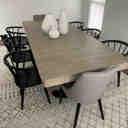 Birch Lane™ Regan Extendable Trestle Dining Table & Reviews | Birch Lane