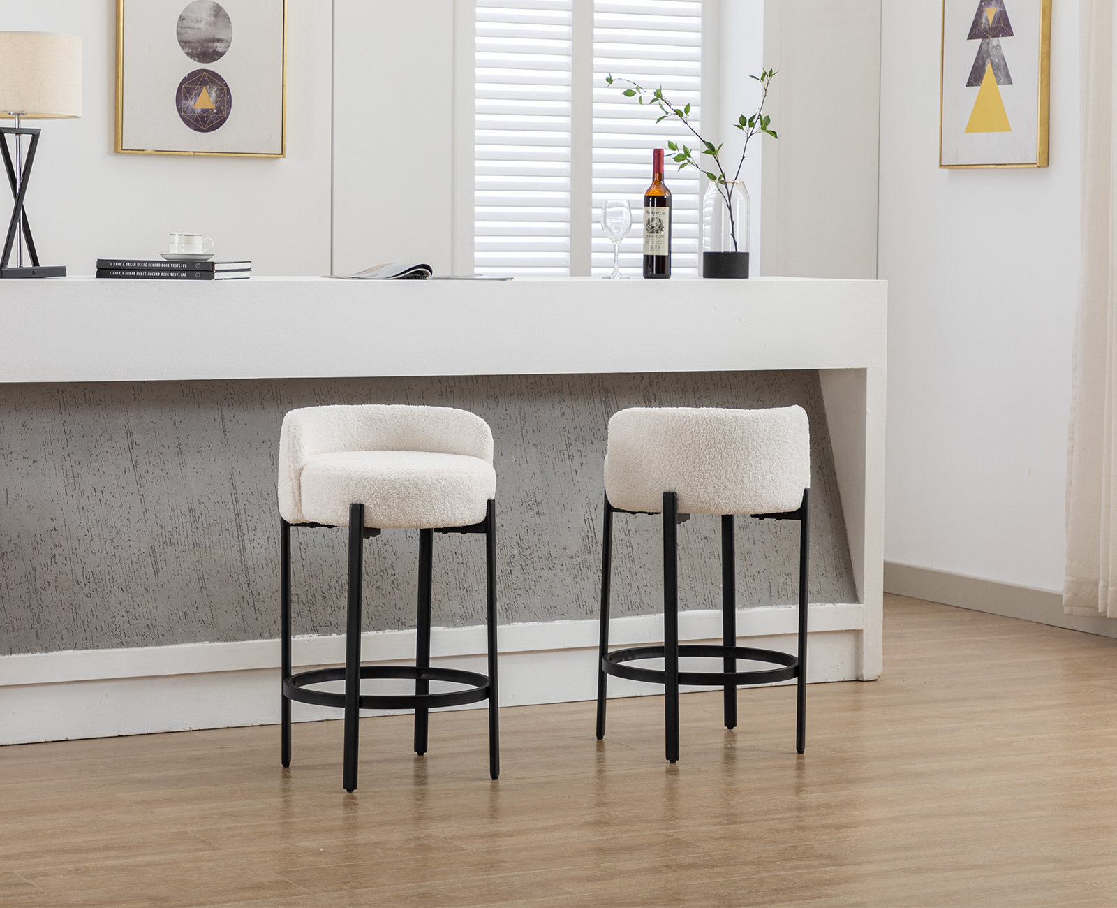 Mercer41 Toey 26'' Short Counter Stool | Wayfair