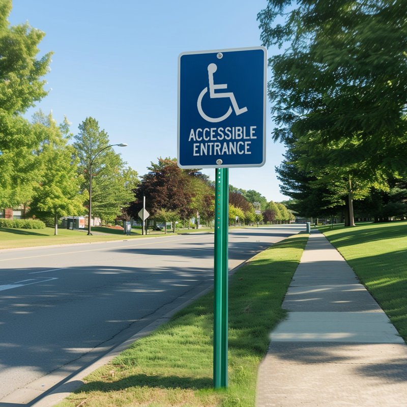 VEVOR 8FT U-Channel Sign Post, 4Pack Green Heavy Duty Steel Fixed Fence ...