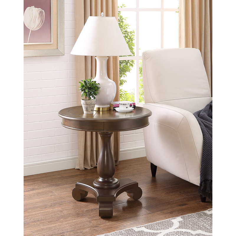 Fleur De Lis Living Annable Pedestal End Table & Reviews | Wayfair