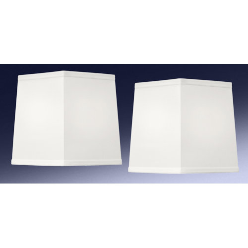 Medallion Lighting 8'' W Linen Square Lamp Shade & Reviews | Wayfair