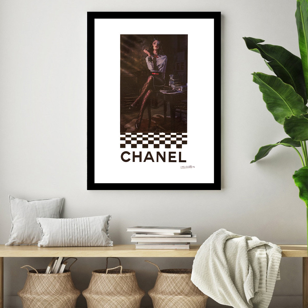 Mercer41 Designer Fashion Model Framed Print | Wayfair