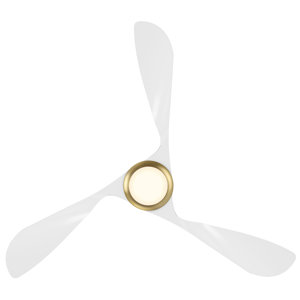 WAC Limited Fans 54" Swirl 3 - Blade Outdoor LED Smart Propeller ...