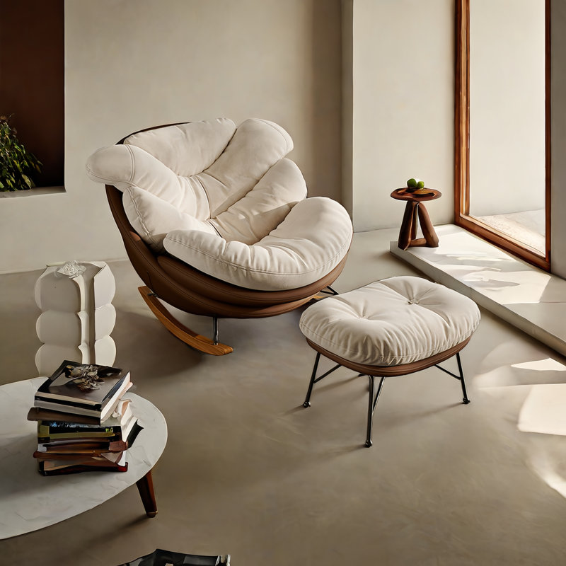 VIBORZ Upholstered Rocking Chair | Wayfair